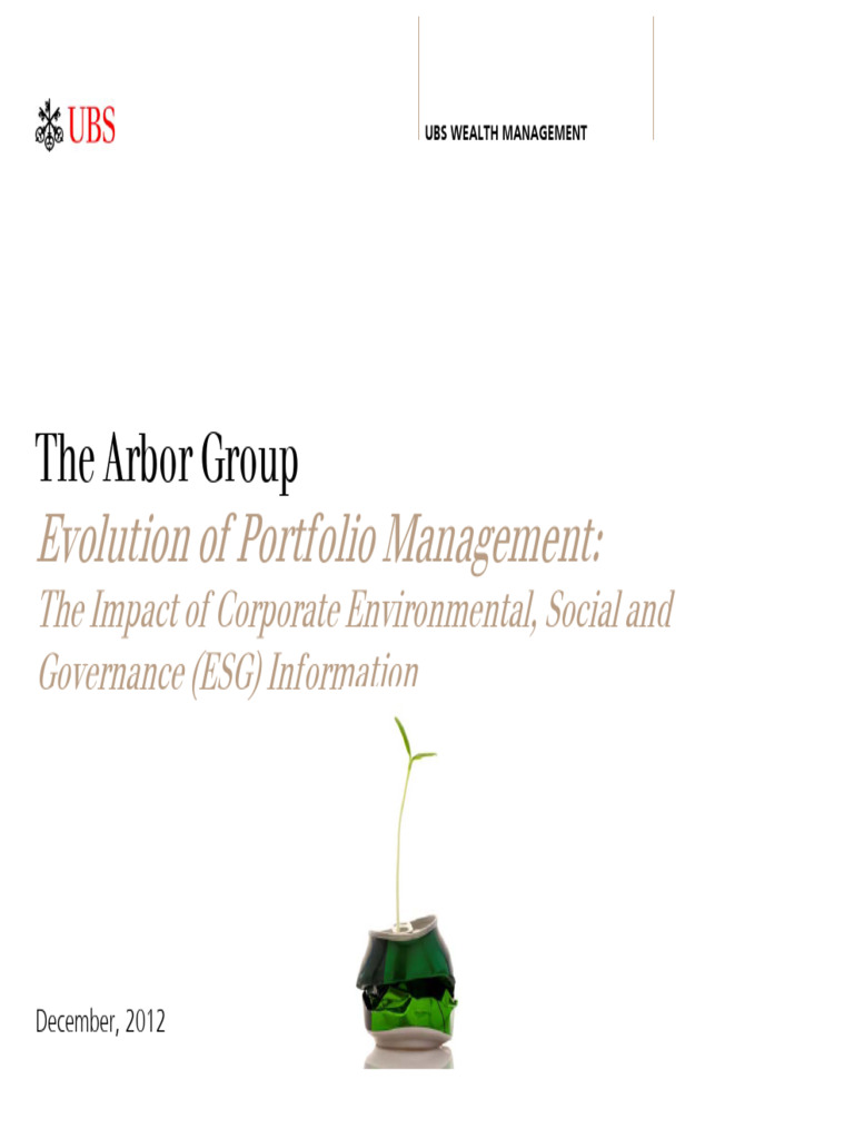 ESG Investment Goes Mainstream Dec 20121 | PDF