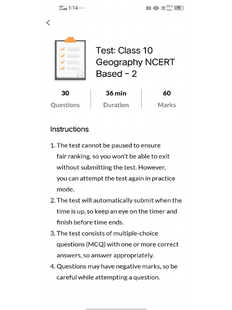 10N - Geo Test-2 | PDF