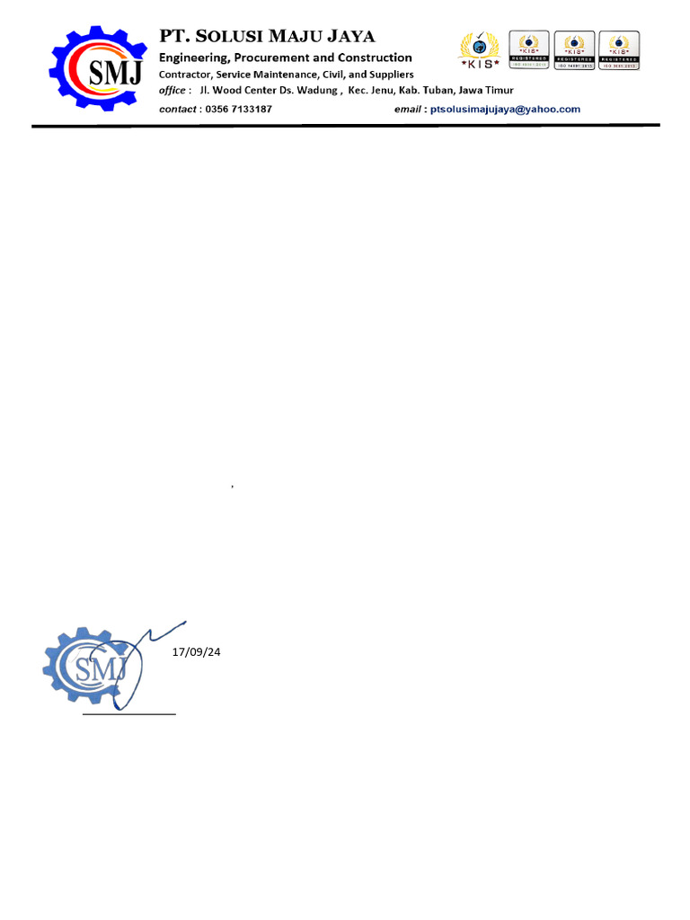 142 Surat Undangan Inspeksi Bersama Crane 130 | PDF