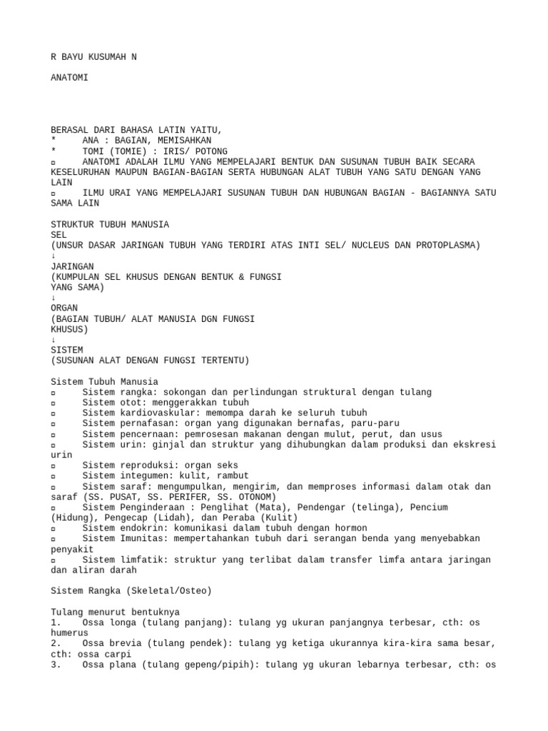 Ebook Anatomi Tubuh Manusia Pdf