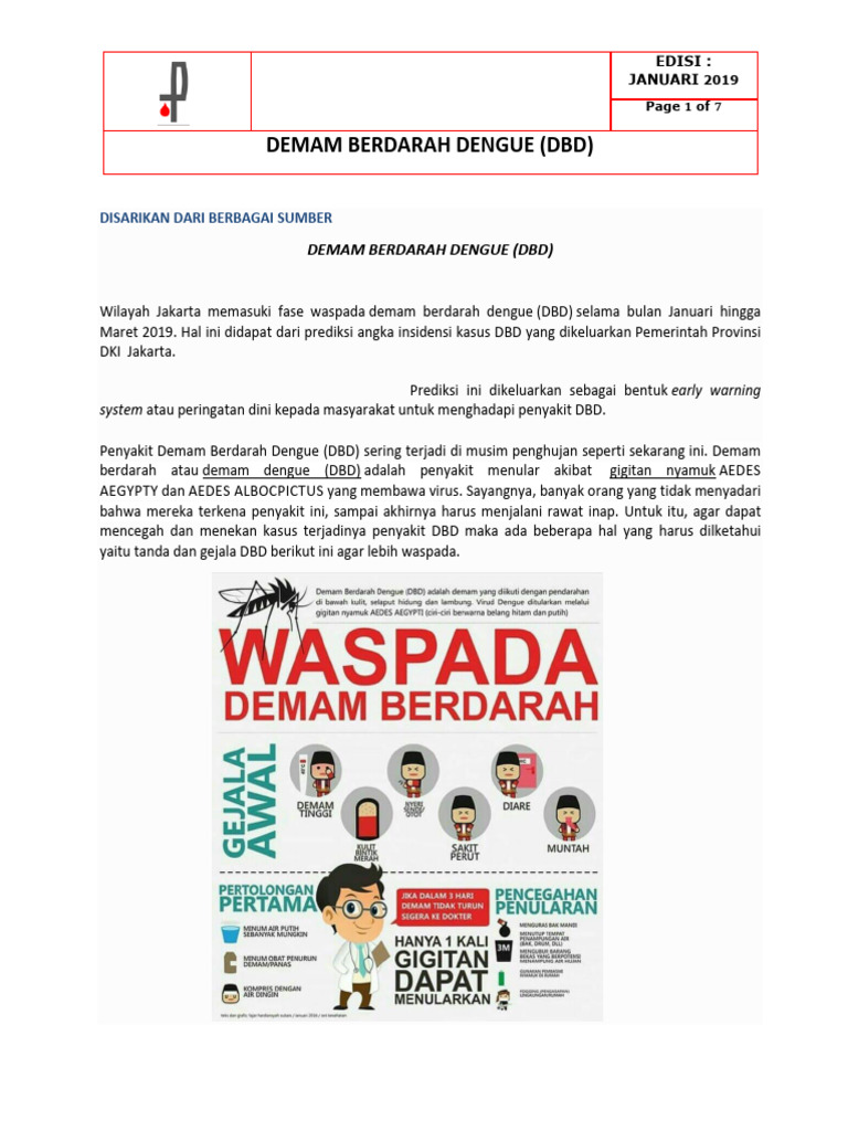 2019 1 QHSE News Demam Berdarah Dengue | PDF