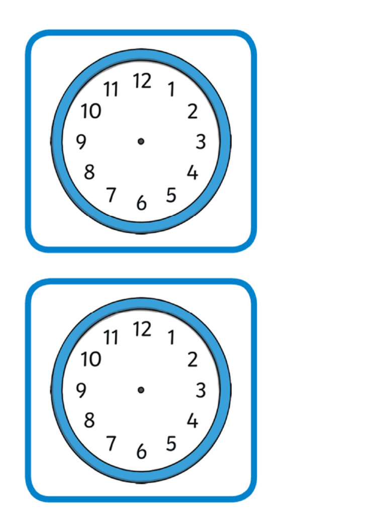 Analogue clock | PDF