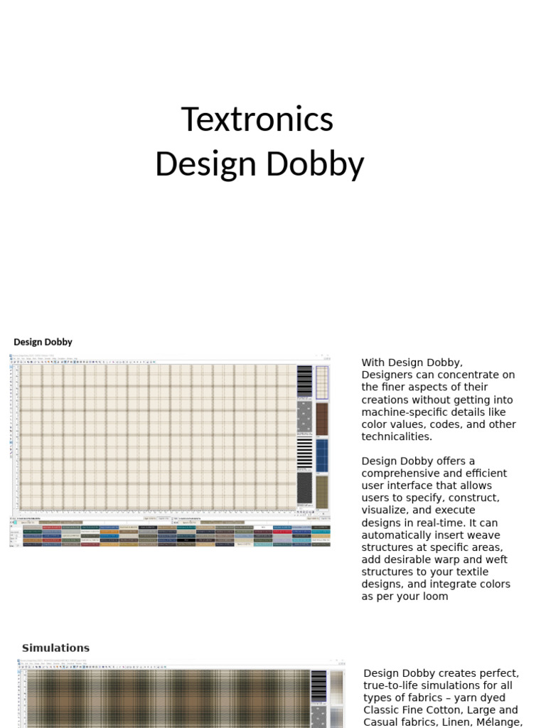 Textronics Design Dobby Presentation | PDF