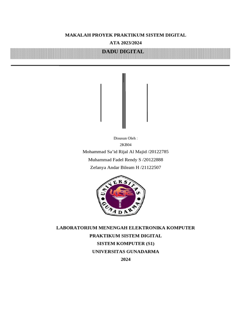 Makalah Dadu Digital Sisdig Revisi | PDF