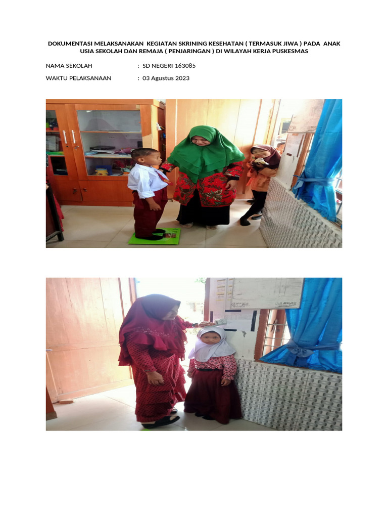 Dokumentasi Penjaringan SD 2023 | PDF