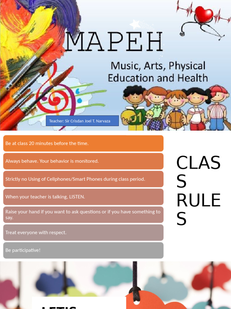 Mapeh 6 Review | PDF