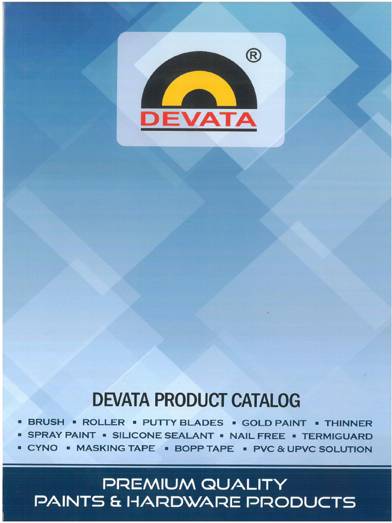 Devata Products CATALOG | PDF