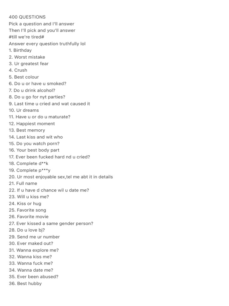 400 Questions | PDF