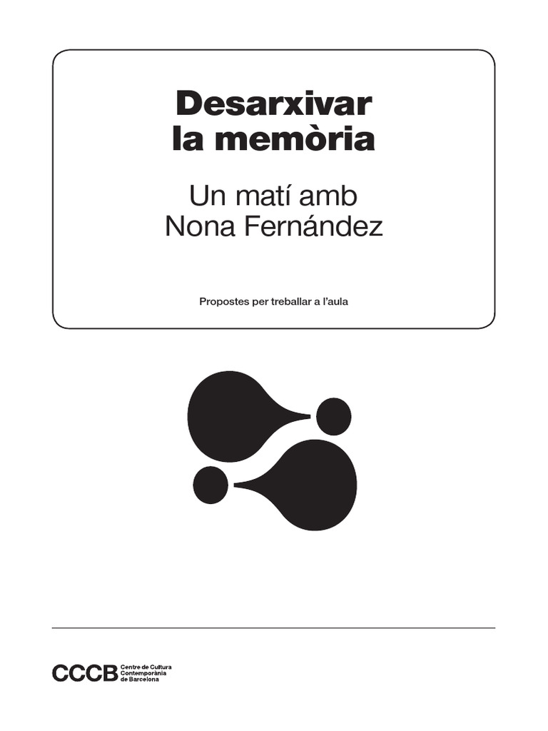 NONA FERNANDEZ CCCB 2024 Dossier Pedagogic | PDF