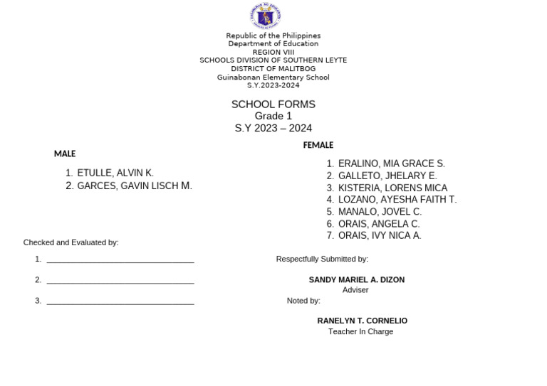 Forms Cover | PDF
