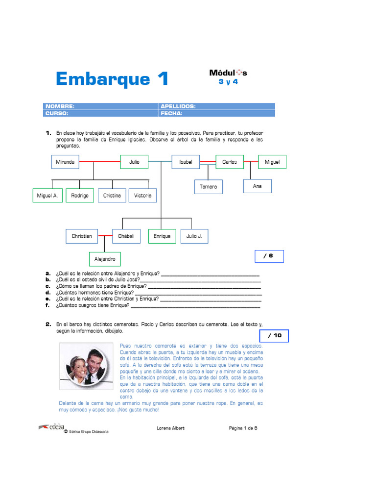 Embarque 1 Examen Modulo 3-4 | PDF