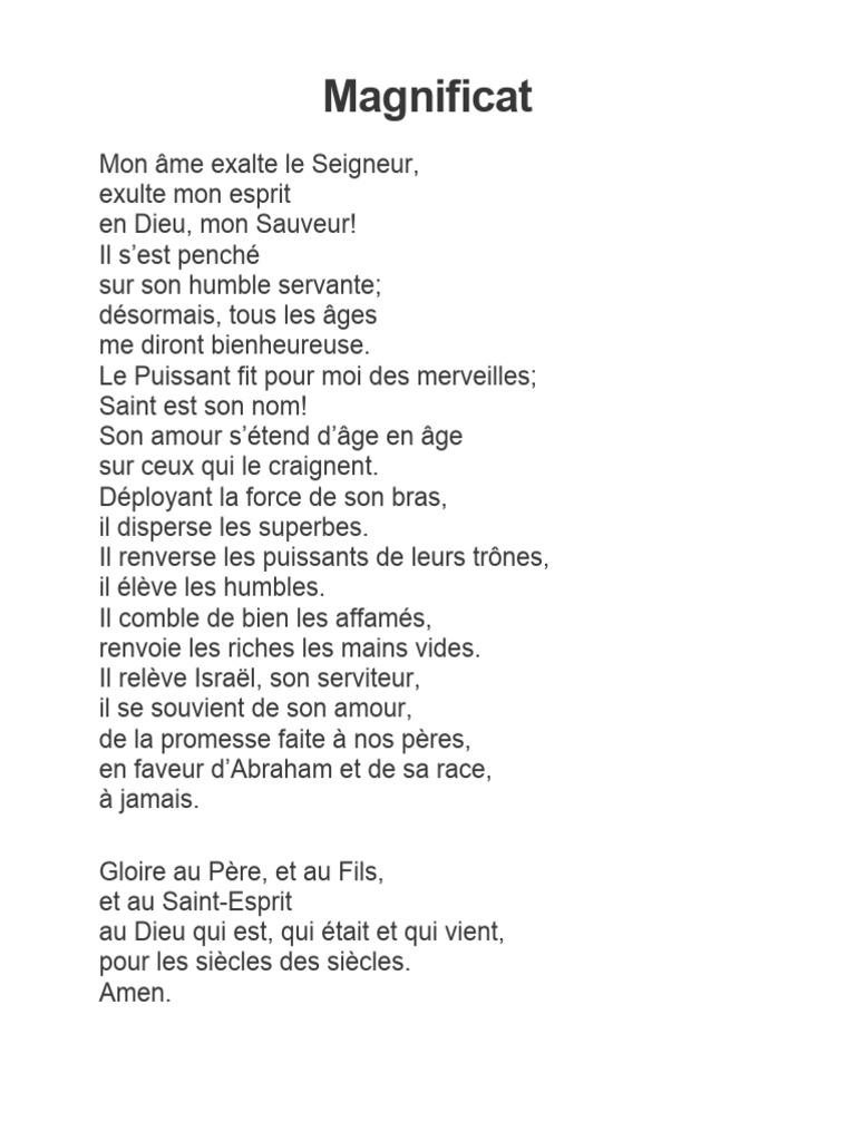 Magnificat | PDF