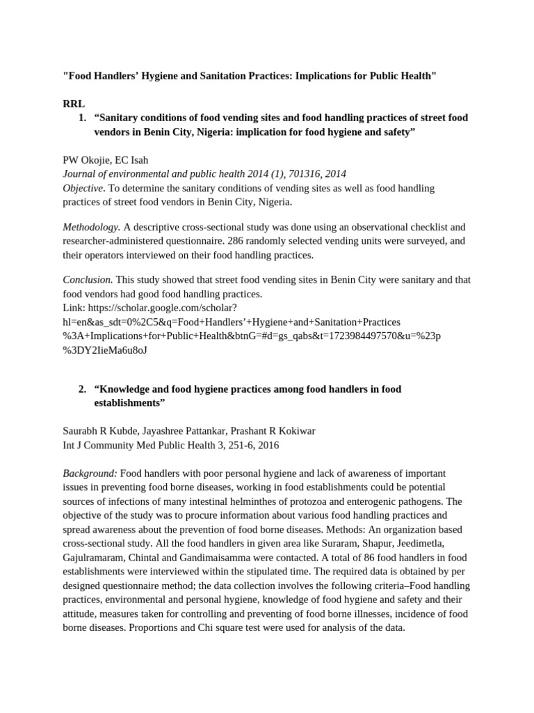 Research Title With Rrl | PDF