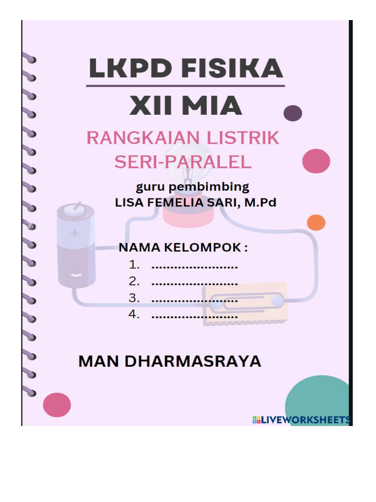 LKPD RANGKAIAN LISTRIK SERI PARALEL | PDF