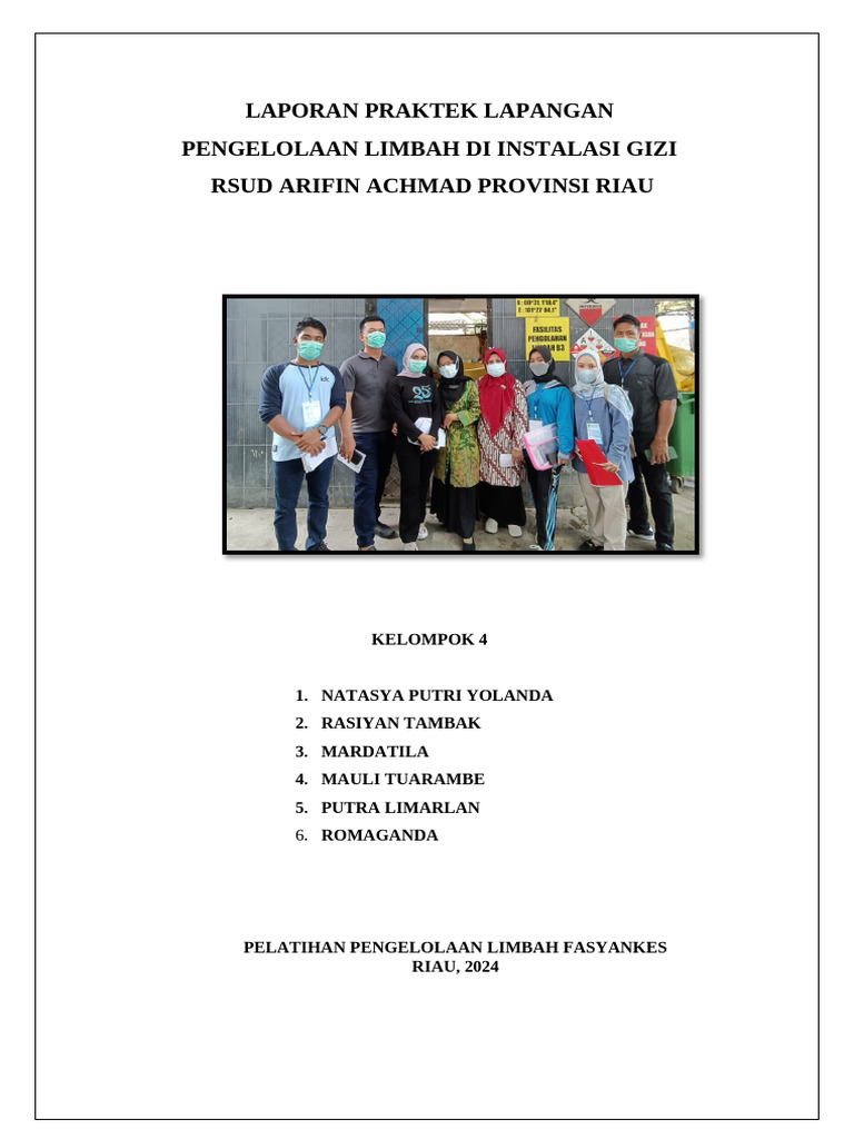 Laporan Praktek Lapangan KLP 4 | PDF