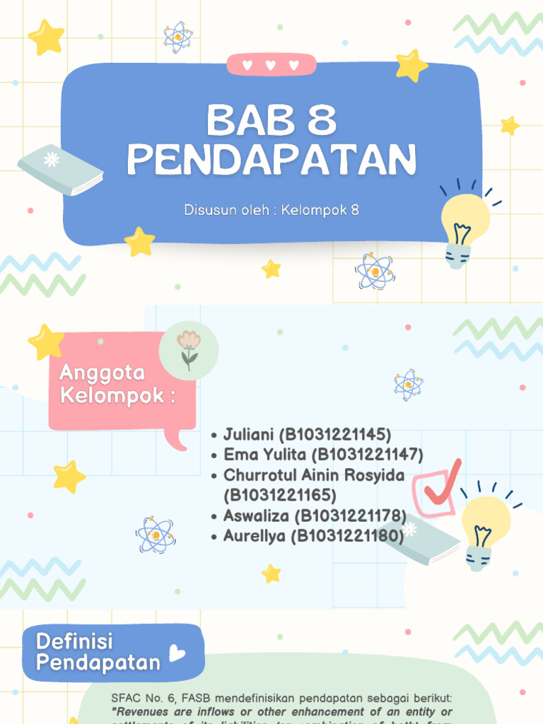PPT BAB 8 PENDAPATAN | PDF