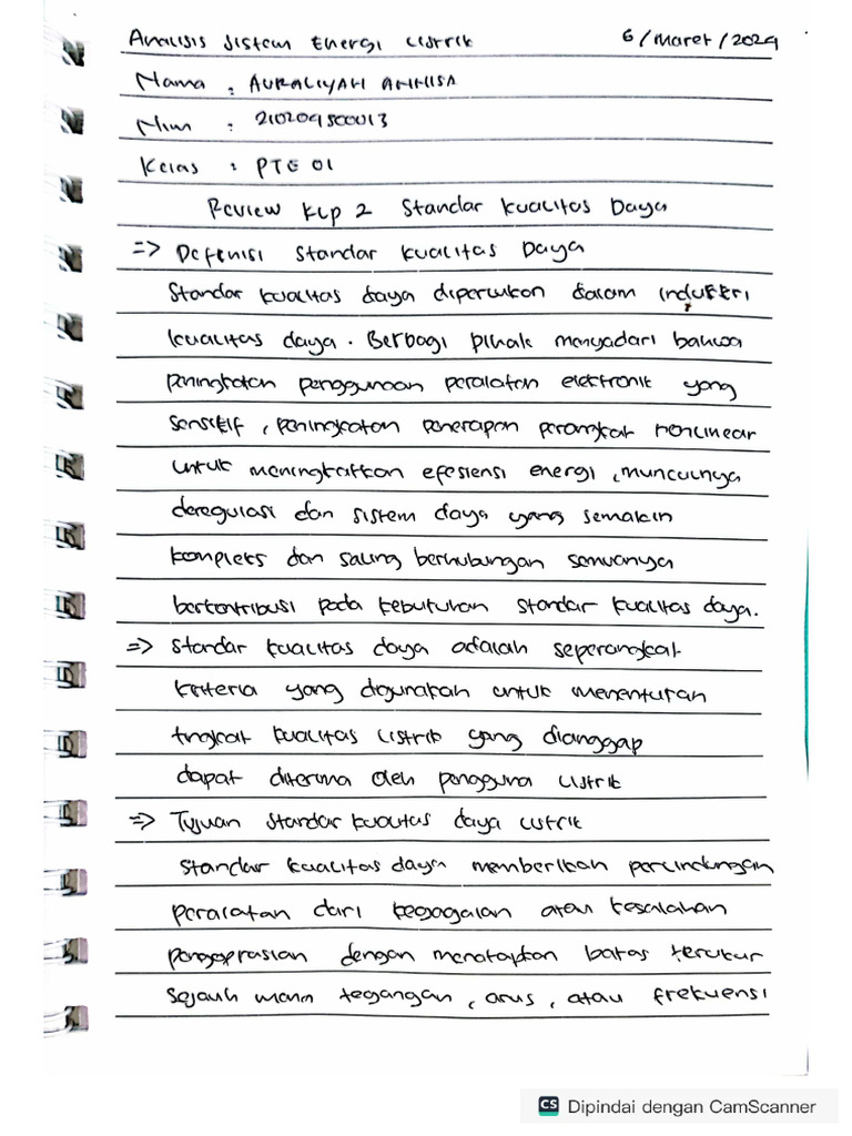 Tugas Review Materi KLP 2 Kualitas Daya | PDF