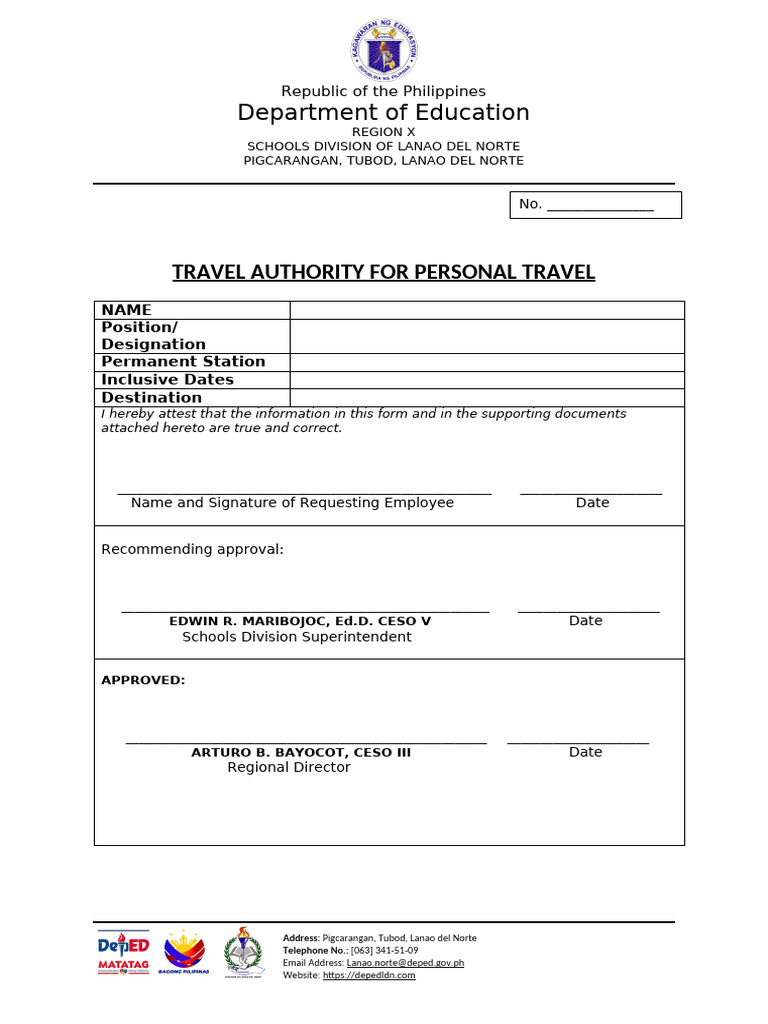 TRAVEL-ABROAD-FORM | PDF