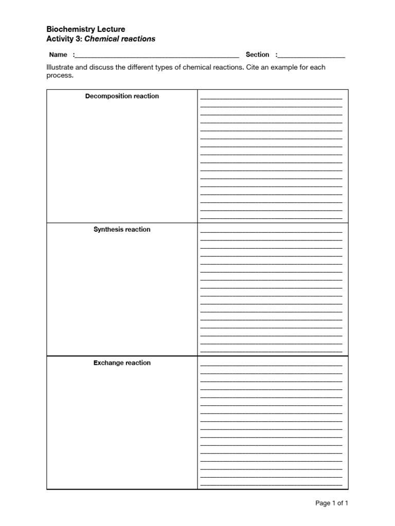 Biochem Lec Activity 3 | PDF
