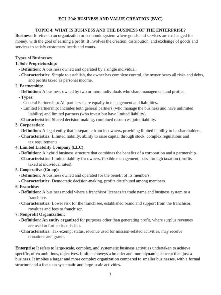 ECL 204 - Topic 4 | PDF