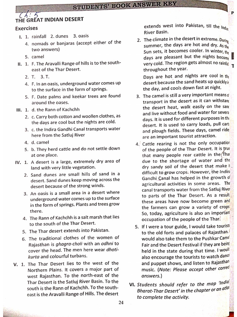 Grade 4 CH 5 Desert | PDF