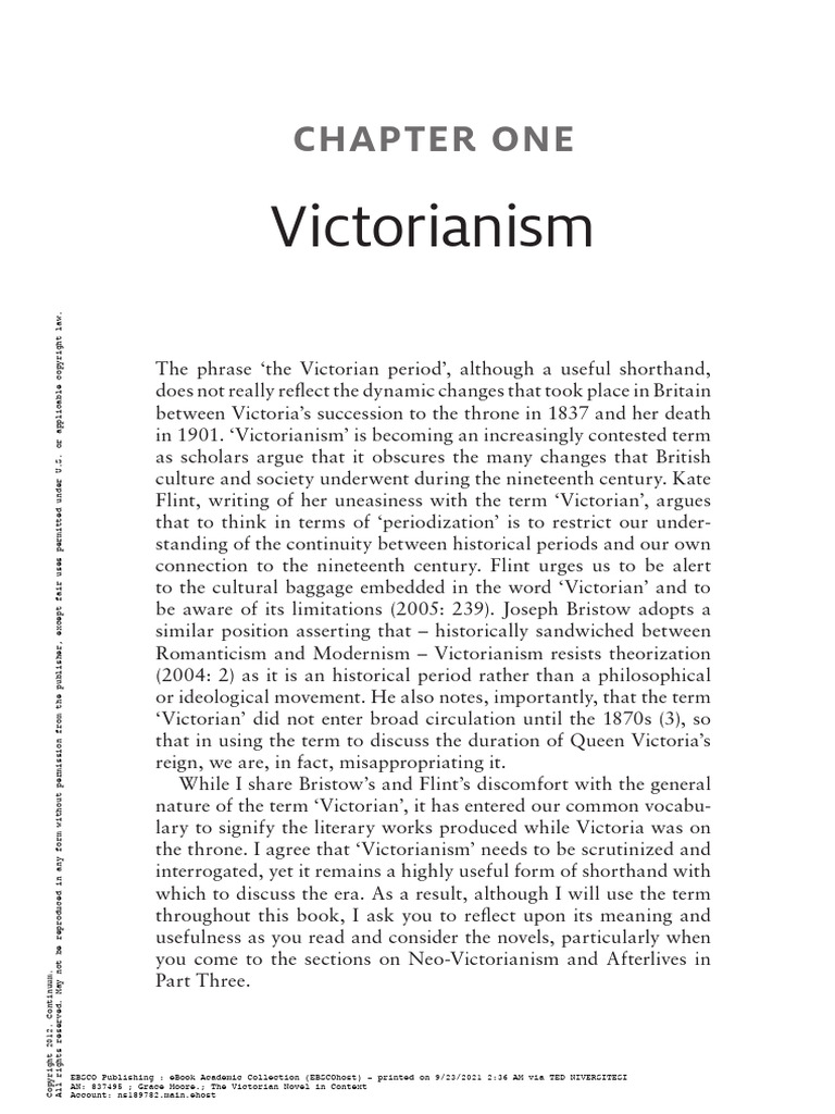 Victorianism - by Grace Moor | PDF