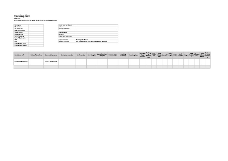 Packing List - CT2024-09-0002644 | PDF