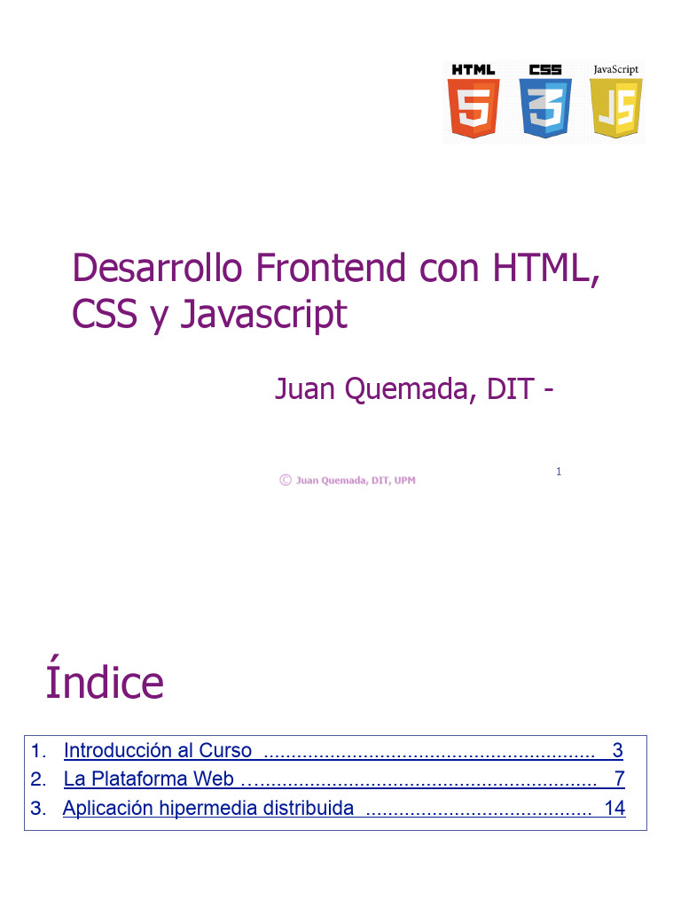 Transparencias Mod 0 HTML5 | PDF