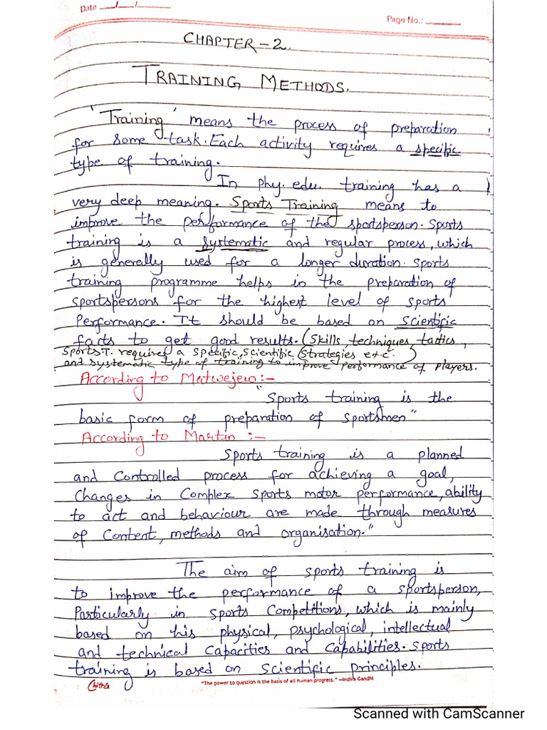 Chapter 2 ( Training methods) | PDF