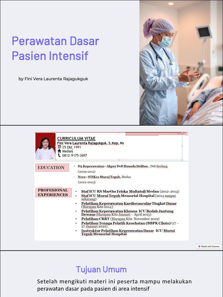 6. Perawatan Dasar Intensif - Fini | PDF