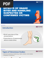 Awareness Safety Talk SNAKE HAZARDS | PDF | Snake | Venomous Snakes