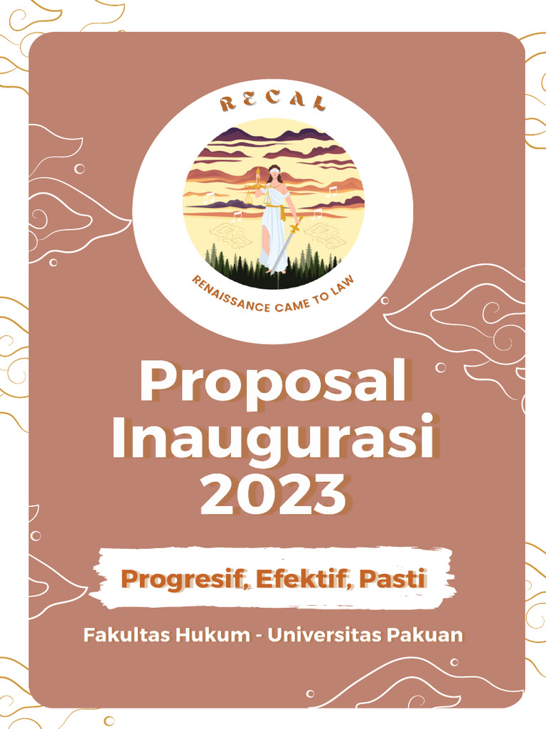 Proposal Kreatif Inaugurasi FH UNPAK 2023 - 20240527 - 161226 - 0000 | PDF