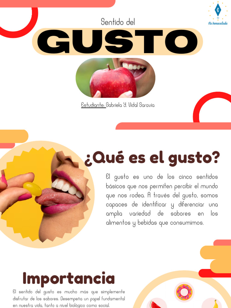 Importancia y Función del Gusto | PDF | Gusto | Lengua