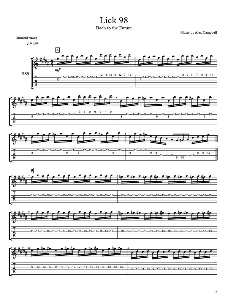 Lick 98 - Alex Campbell | PDF