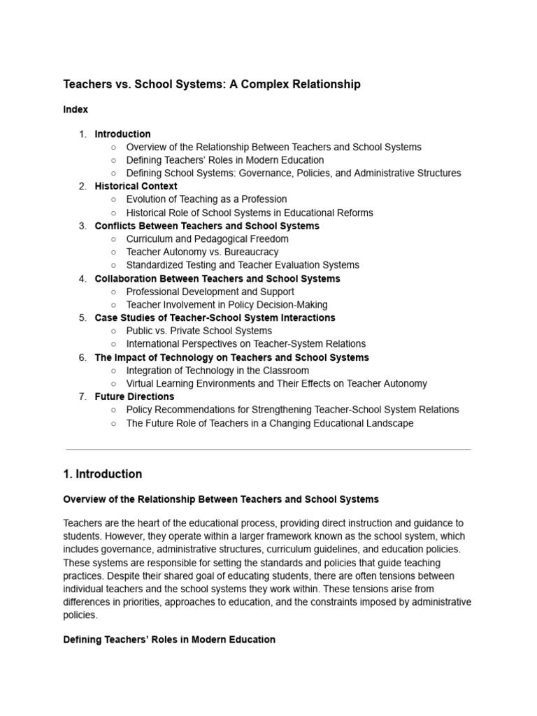 The Love For School From A Teacher Pdf