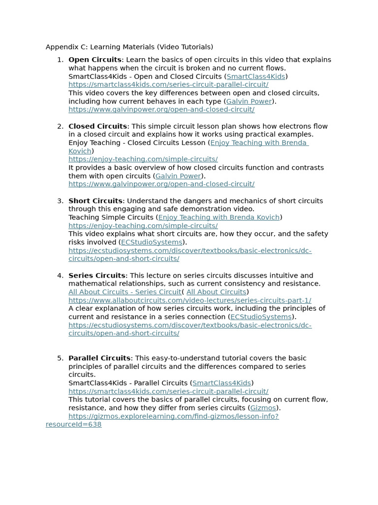 Appendix-C_Learning-Materials (2) | PDF