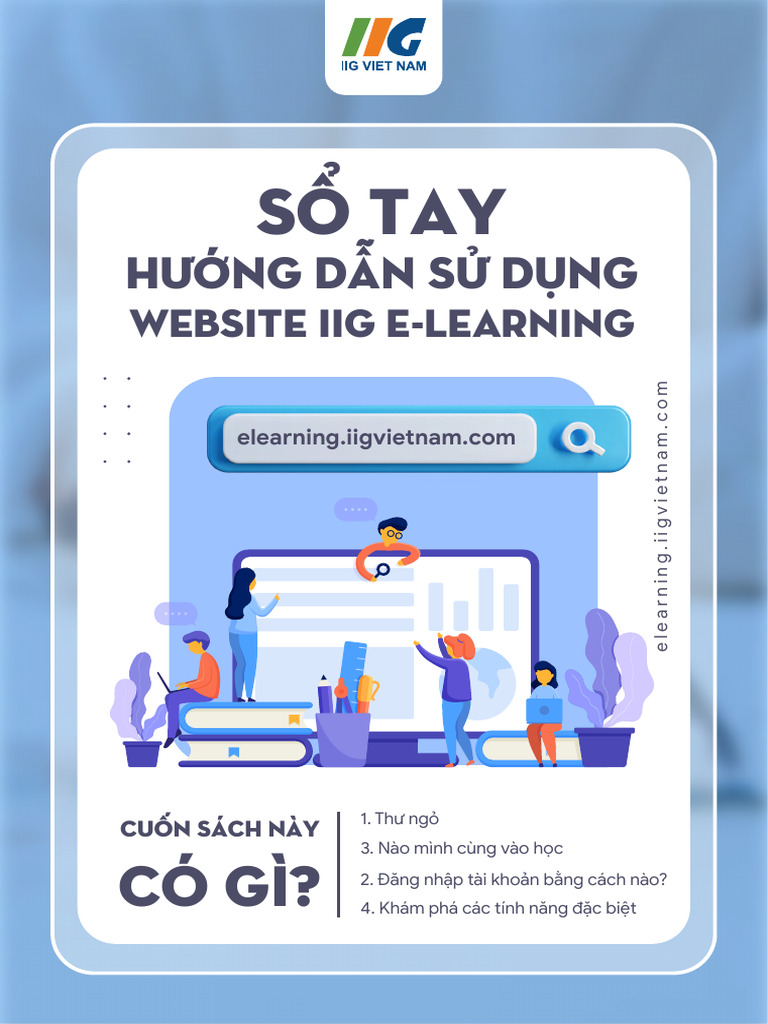 Sổ Tay Hướng Dẫn Sử Dụng Website IIG - Elearning | PDF