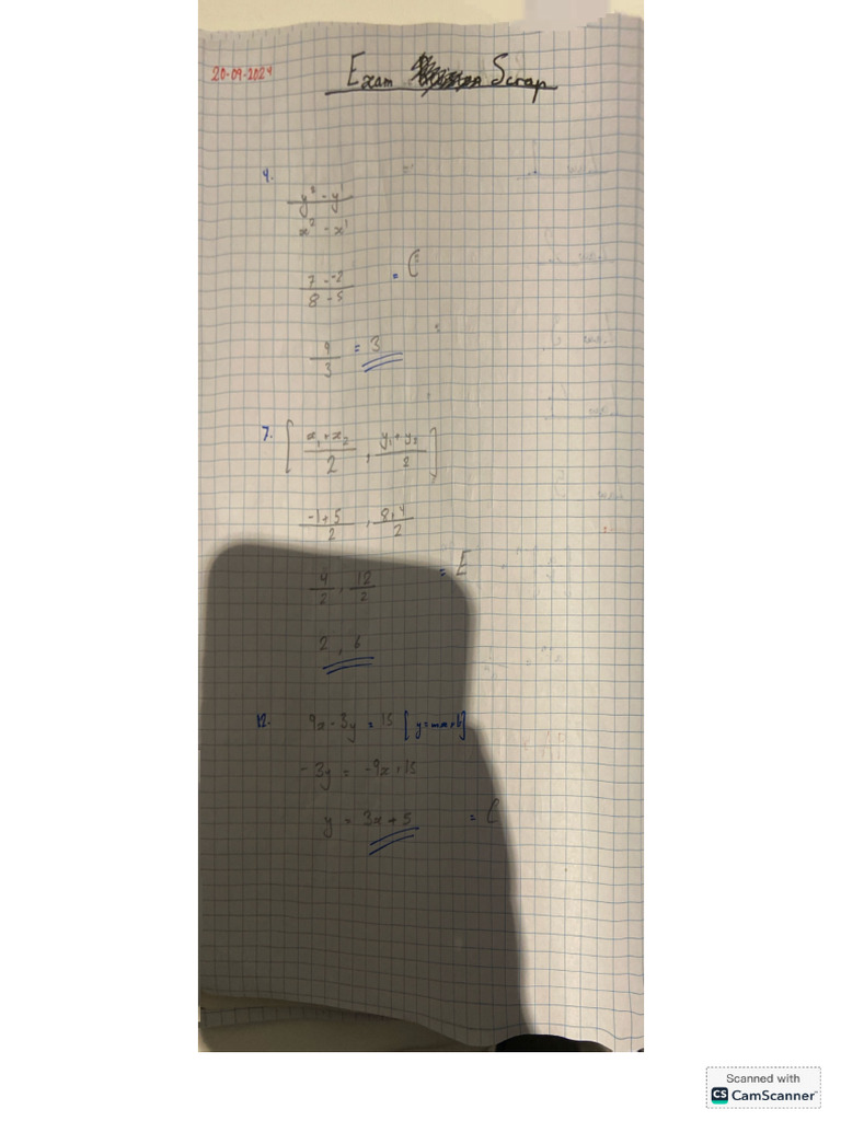 Exam Scrap | PDF