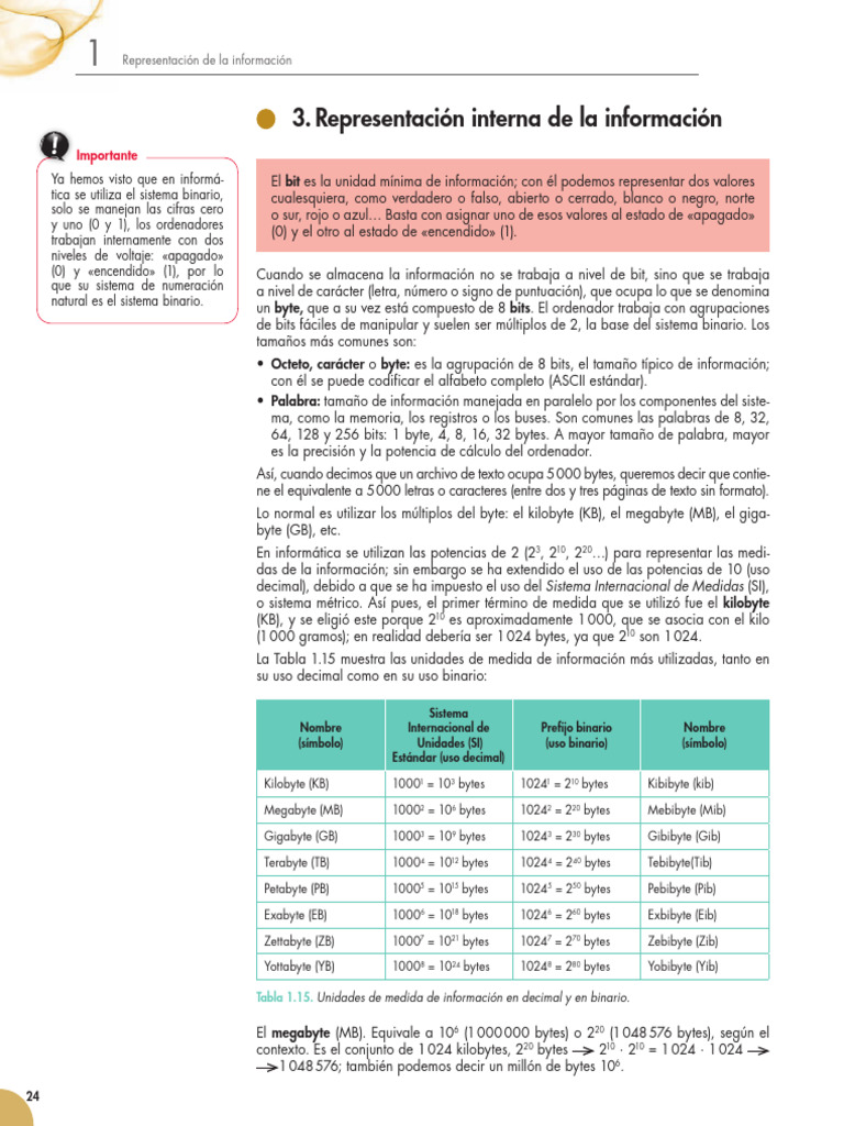 Sistemas Numeracion - Representacion Interna | PDF