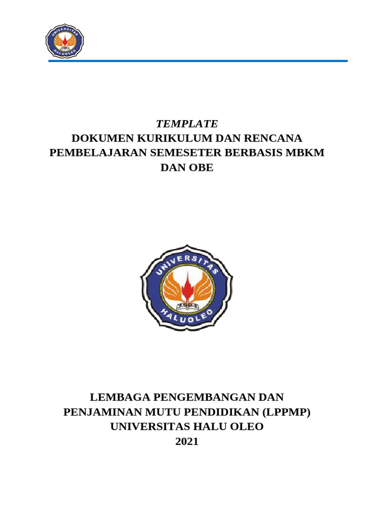 Template KPT MBKM UHO | PDF