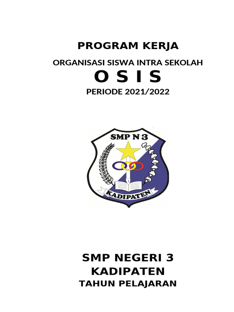 JILID PROGRAM KERJA OSIS | PDF