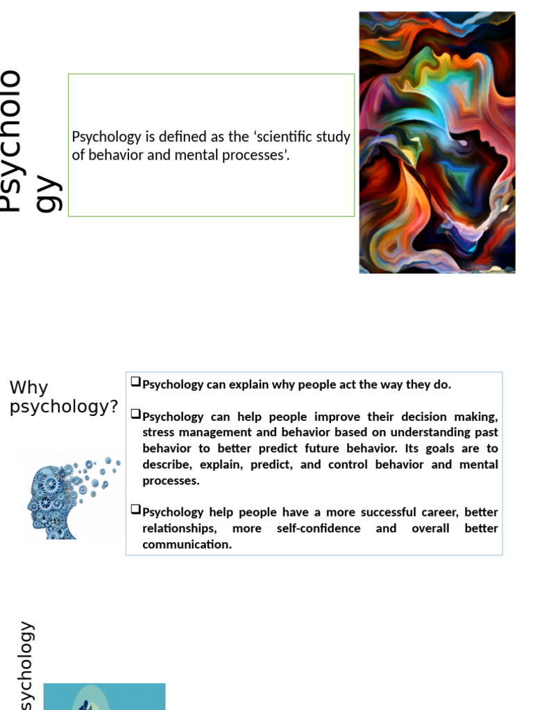 chapter 1 Psychology | PDF