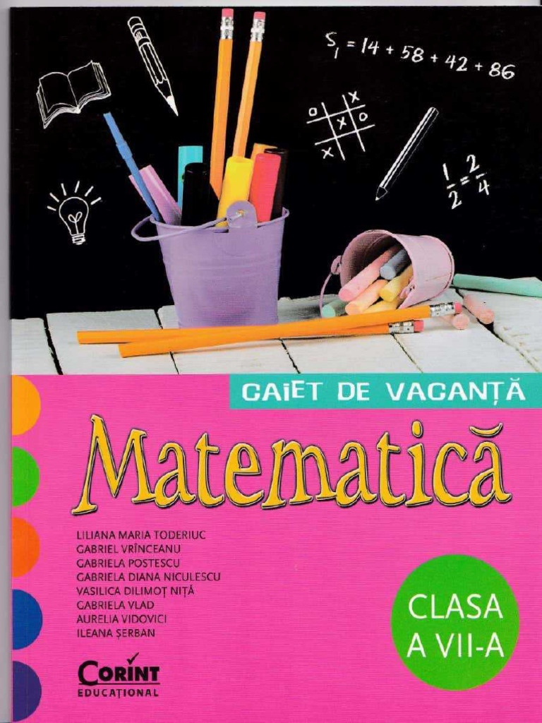 Caiet de Vacanță Mate VII | PDF