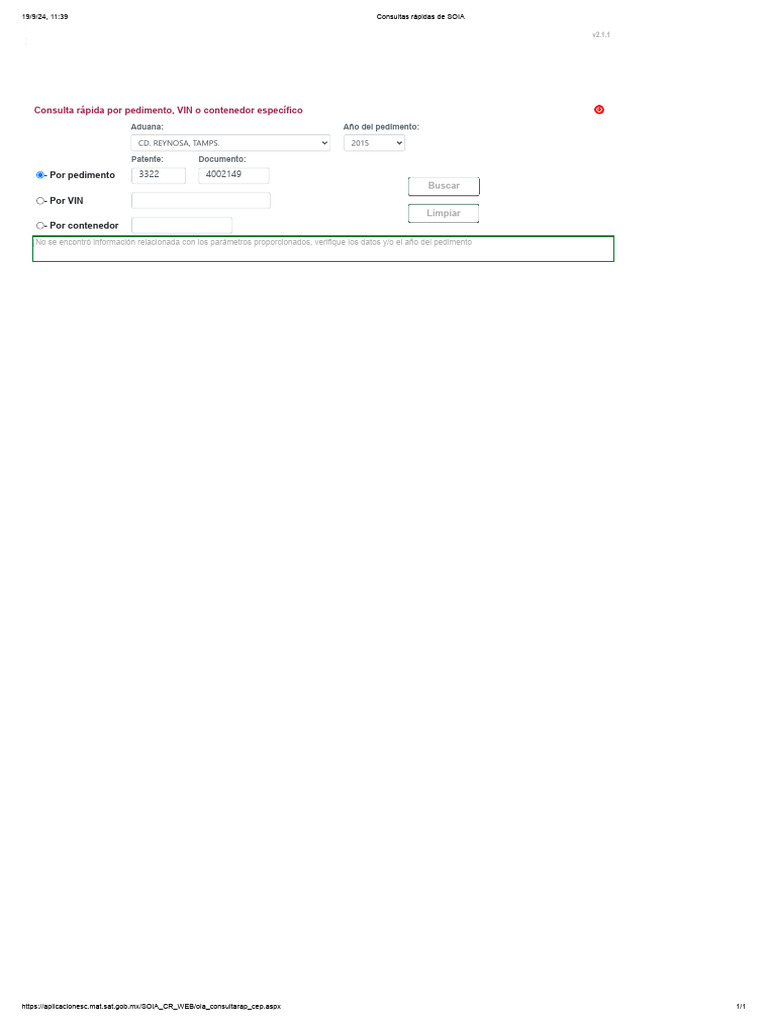 Consultas rápidas de SOIA | PDF