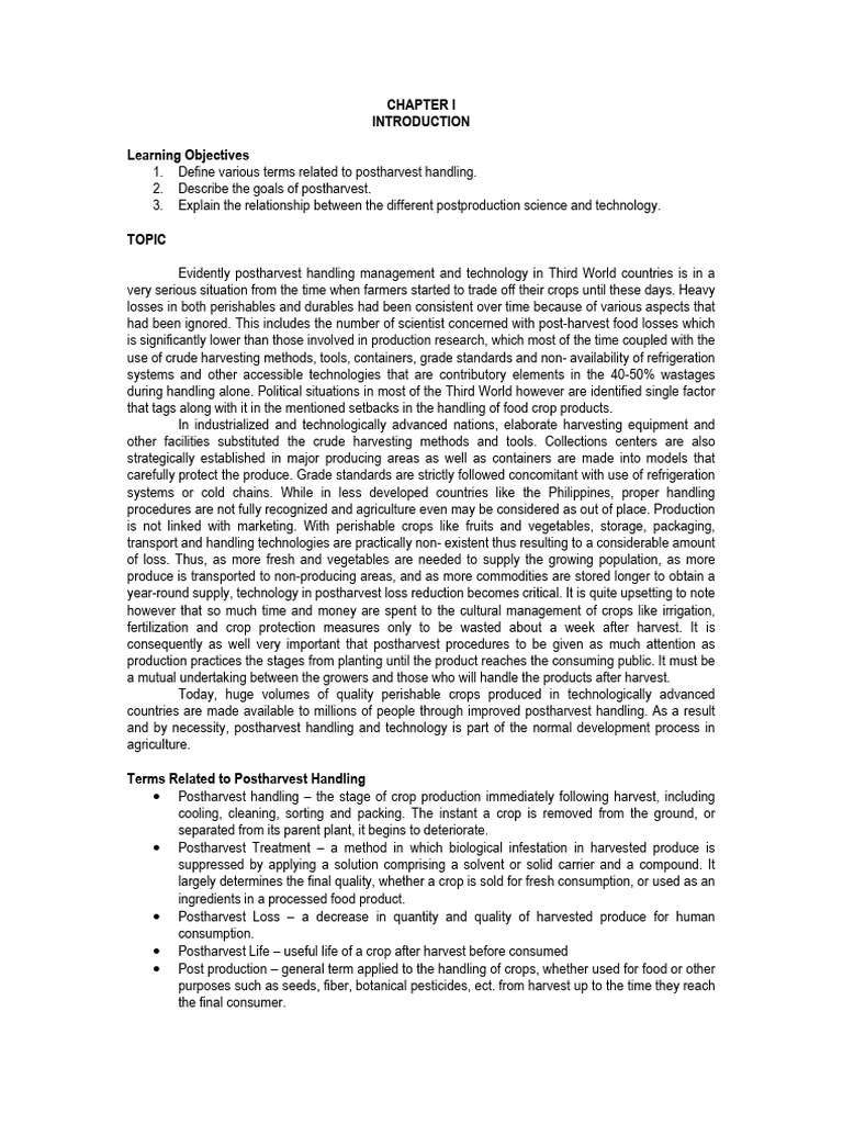 Lecture S Agri 108 | PDF