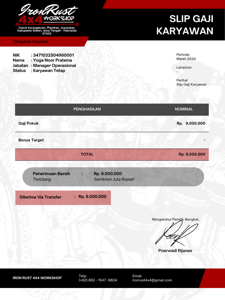 Slip-Gaji-KaryawanIronRust 20240402 130213 0000 | PDF