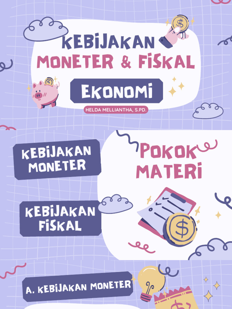 Kebijakan Fiskal Dan Moneter | PDF