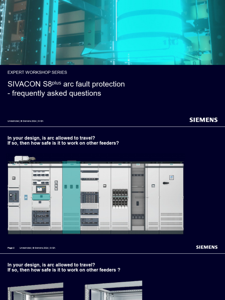 SIVACON-S8plus Arc Fault Protection Q&A Webinar | PDF