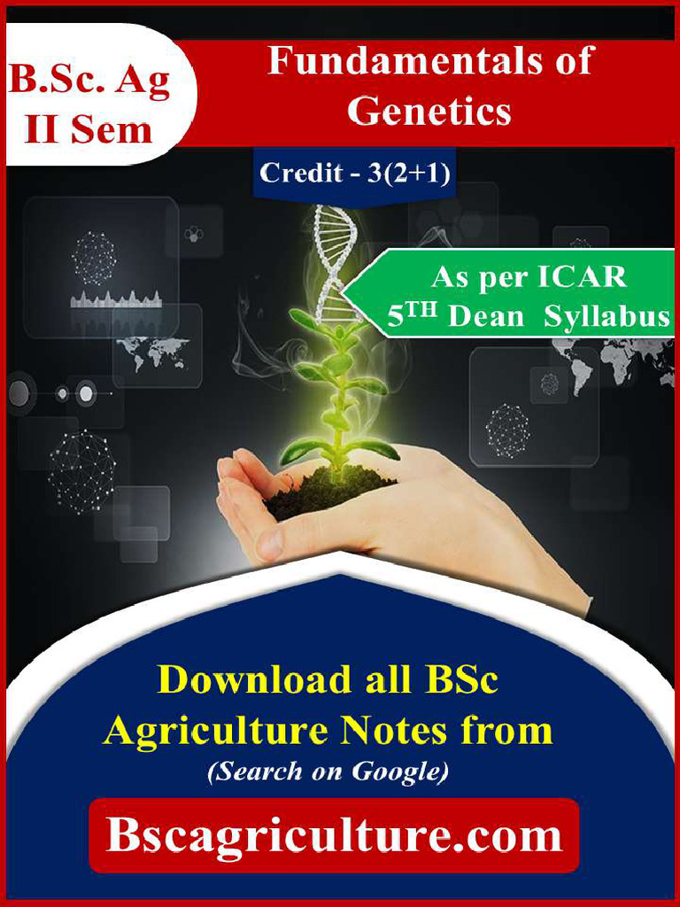 Fundamentals of Genetics | PDF | Dominance (Genetics) | Science ...