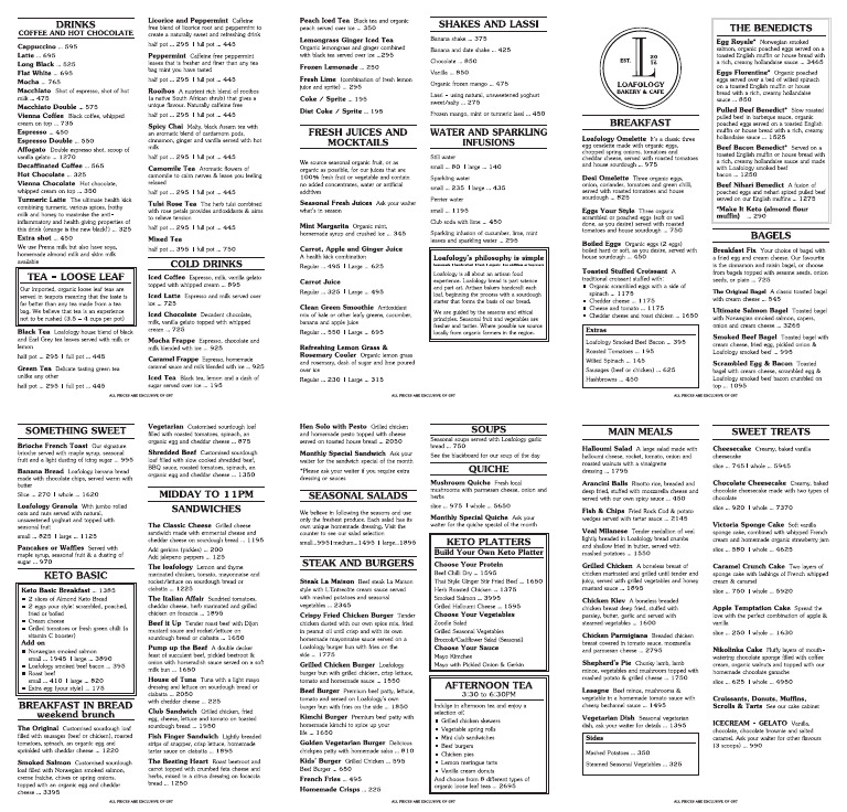 Blue Area Menu | PDF